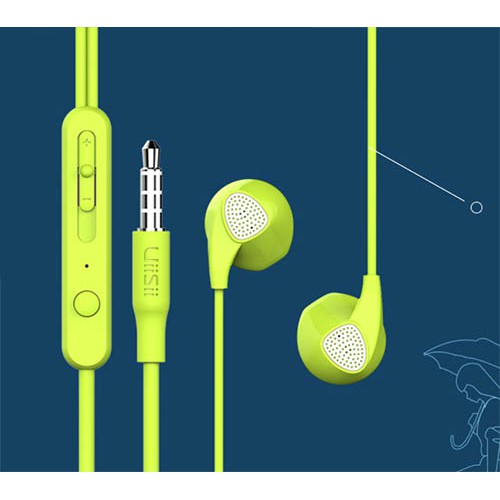 Jual Uiisii U1 wired super bass earphone with microphone wire volume ...