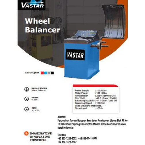 Jual wheel balancer merk vastar mesin balancing wheel balancing car ...