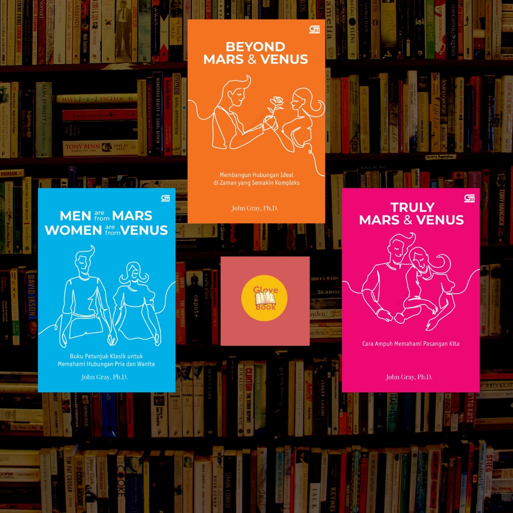 Jual 3 Buku John Gray - Men Are from Mars Women Are from Venus Beyond Truly Mars and Venus ...