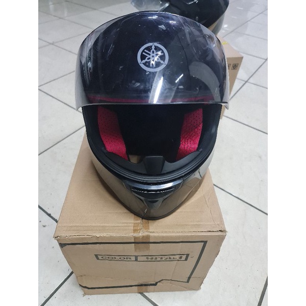 Jual helm full face fullface yamaha original SNI | Shopee Indonesia