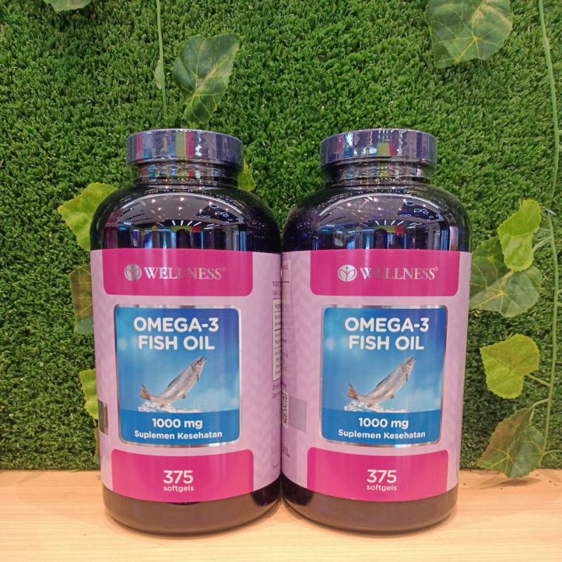 Jual wellness omega 3 Fish Oil 1000mg - Wellnes Omega 3 1000mg | Shopee ...