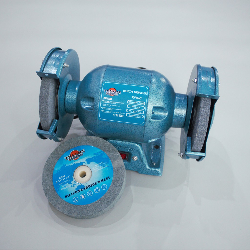 Jual MESIN GERINDA DUDUK 6 INCH BENCH GRINDER 6 INCH 6" FREE GRINDING ...