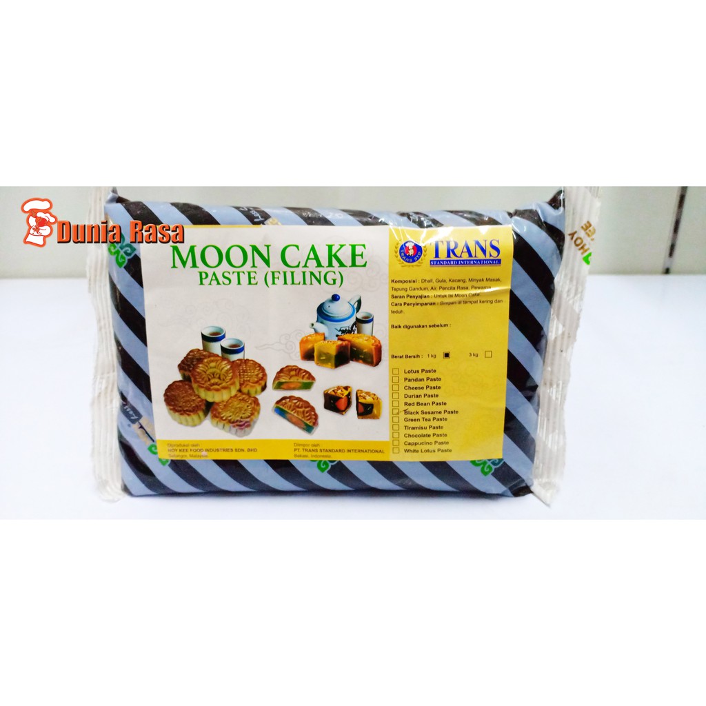 Jual Trans Mooncake Filling Black Sesame 1kg (Gratis MRJELLY Ekonomis 1 ...