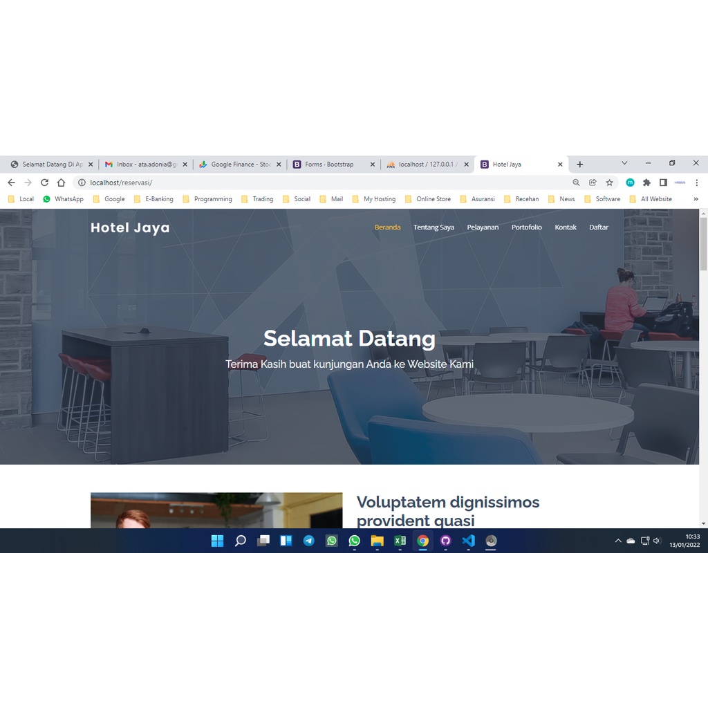 Jual Sistem Informasi Reservasi | Shopee Indonesia