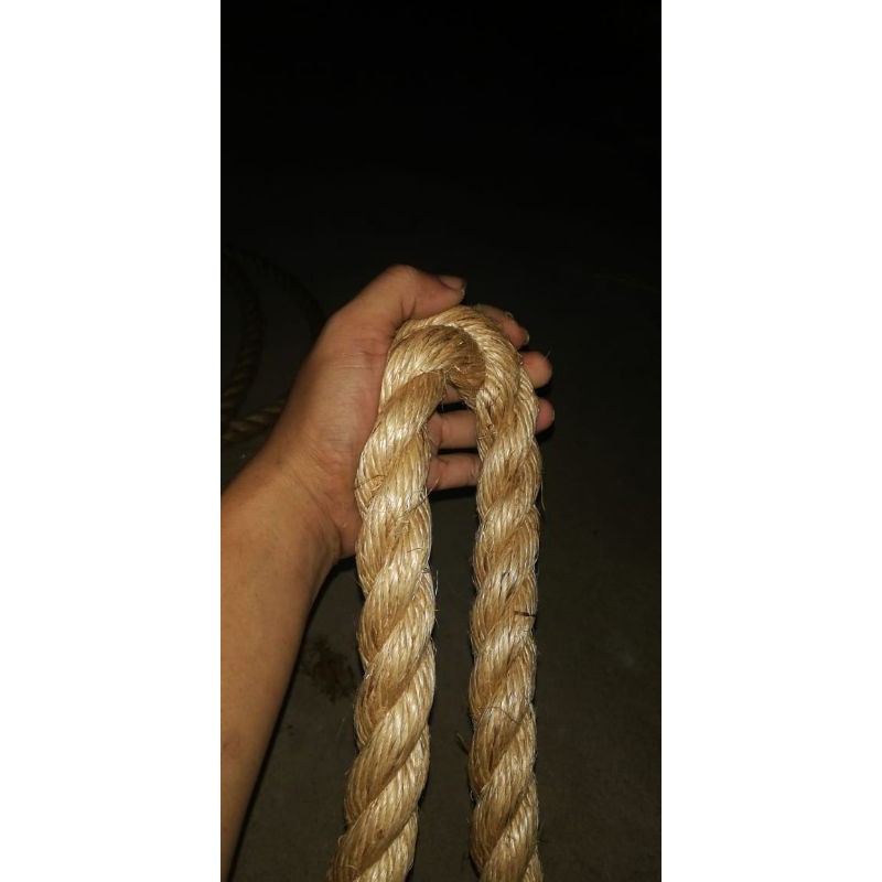 Jual TALI TAMBANG ROPE MANILA GURITA 24MILI HARGA PERMETER | Shopee ...