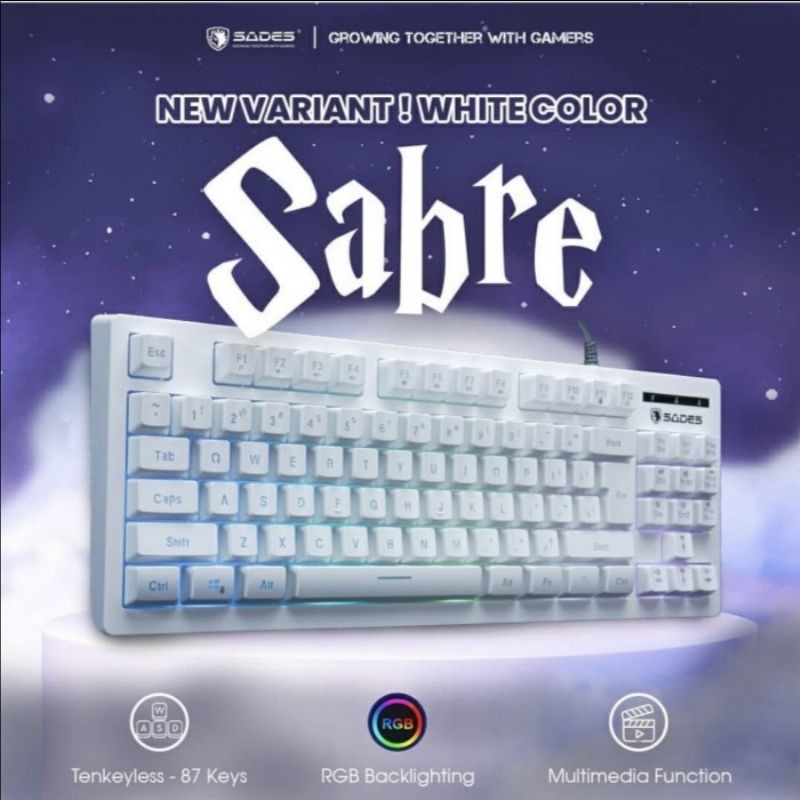 Jual Sades Sabre TKL RGB Keyboard Gaming | Shopee Indonesia