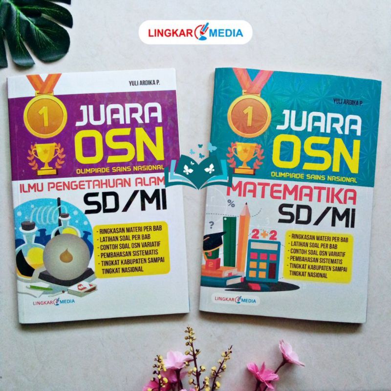 Jual Buku Rangkuman Latihan Soal Juara OSN Olimpiade Sains Nasional IPA dan Matematika Untuk SD ...