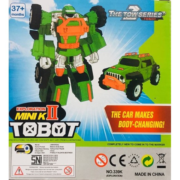 Jual TOBOT MINI 2 MAINAN ROBOT BISA JADI MOBIL TRANSFORM PRODUK SNI ...