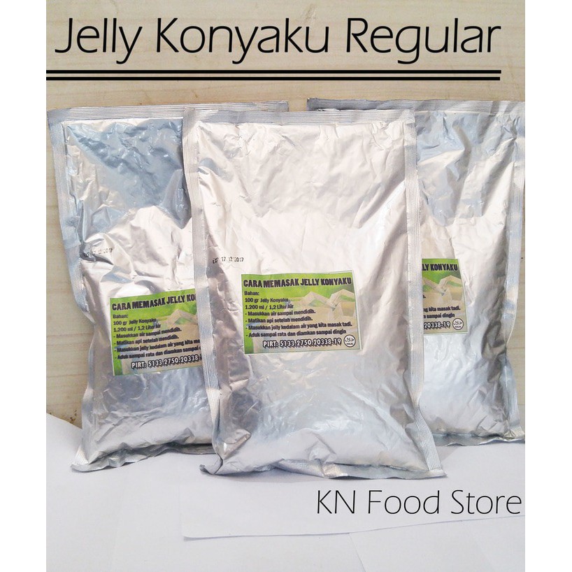 Jelly konyaku regular kemasan 1 kg - Tepung Jelly Powder 1Kg | Shopee Indonesia