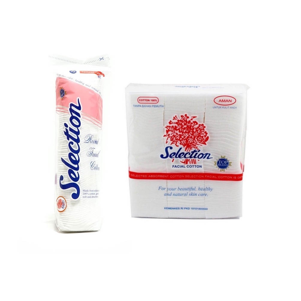Jual Kapas Selection Bulat / Kotak - Kapas Wajah - Facial Cotton ...