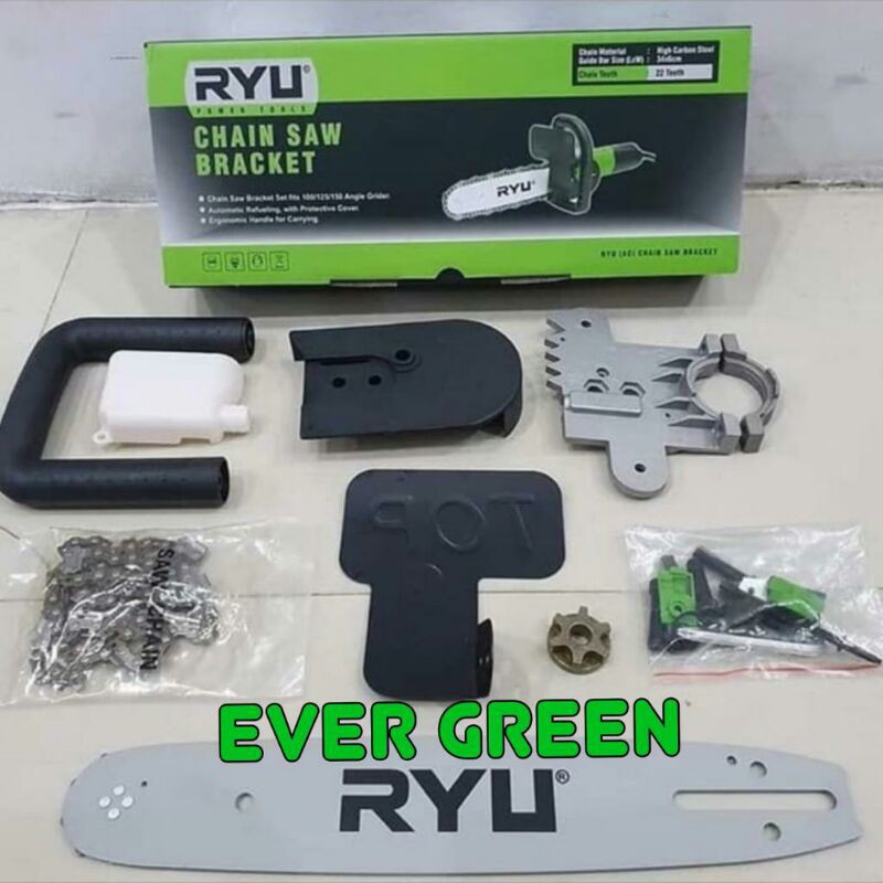 Jual BRACKET Chain Saw RYU from Tekiro Japan - Adapter Sambungan Gear ...