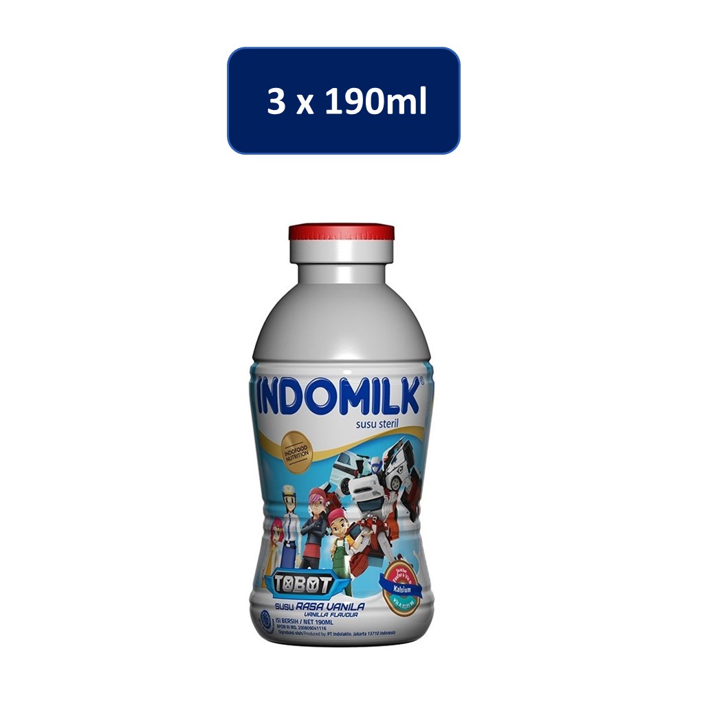 Jual Indomilk Susu Vanilla Marie 3 x 190 mL | Shopee Indonesia