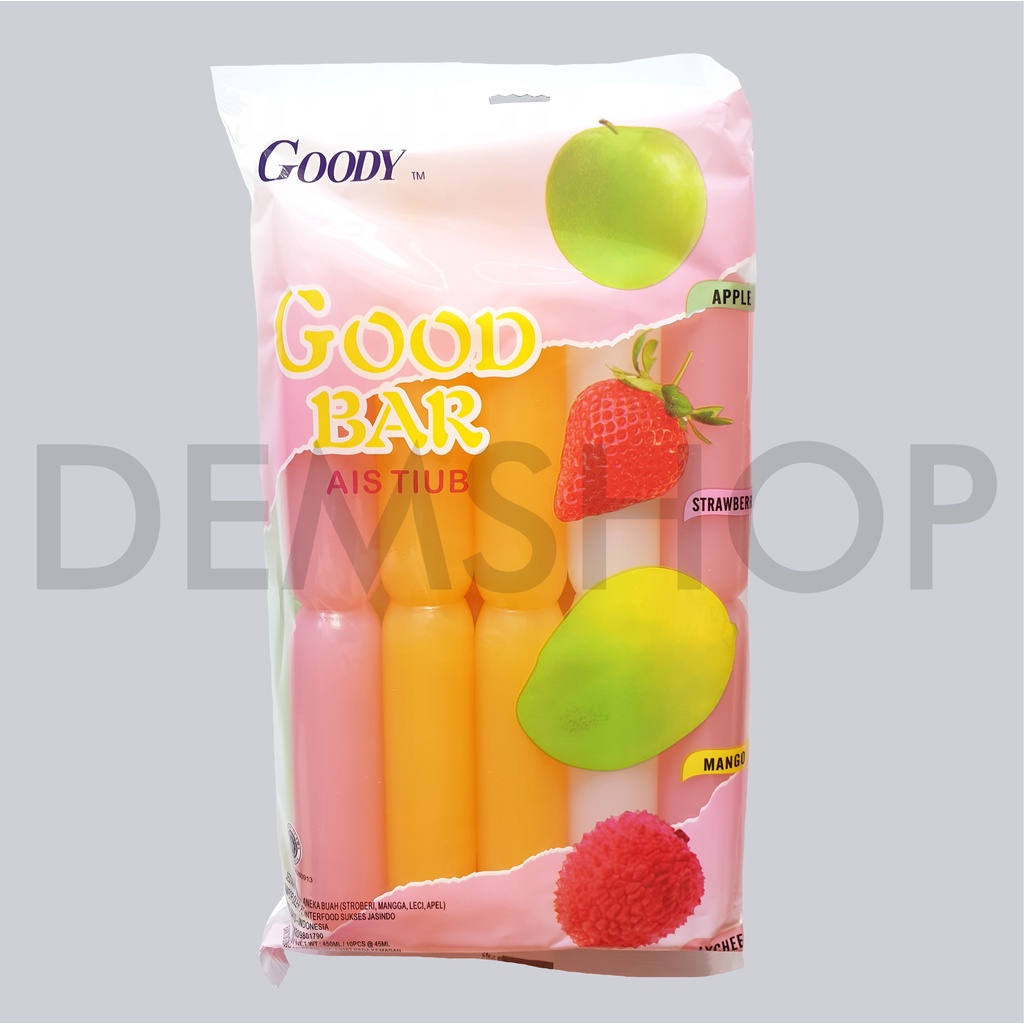 Jual Goody Good Ice Bar Bon Bon Isi 10 / Es BonBon Rasa Buah Isi 10 ...