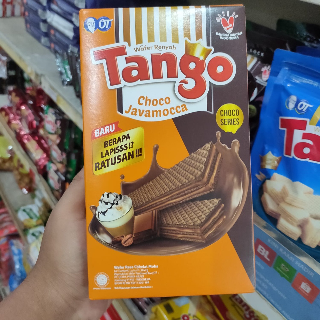 Jual TANGO Wafer Renyah Rasa Choco Javamocca 7gr Isi 20pcs / Box ...