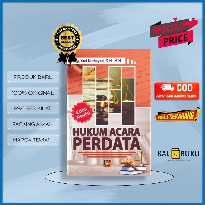 Jual Buku Hukum Acara Perdata (Edisi Revisi) karya Pengarang Neng Yani Nurhayani terbitan ...