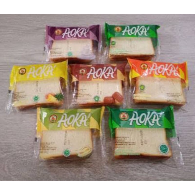 Jual Roti Aoka / Roti Panggang Aoka isi Selai Aneka Rasa (65 gram ...