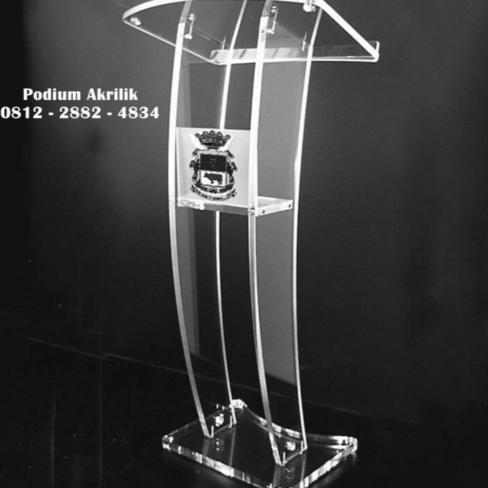 Jual Podium Akrilik Mimbar Acrylic 12mm, Podium Akrilik Custom ...