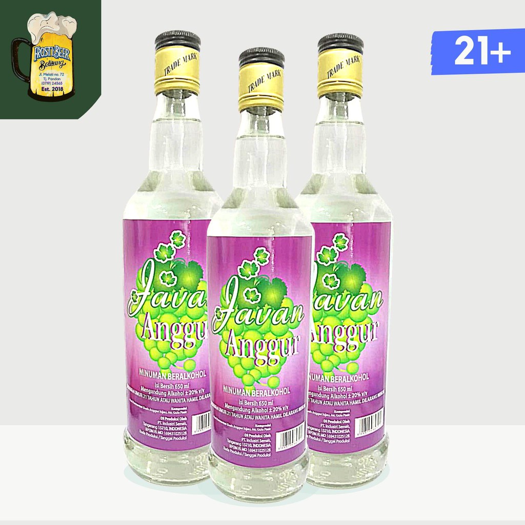 Jual Javan Anggur Putih 20% 650 ml - Saingan White Port Orang Tua ...