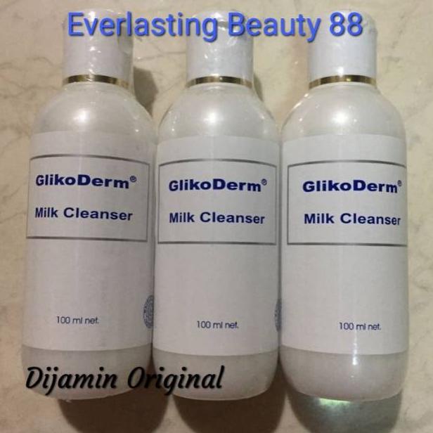 Jual Glikoderm Milk Cleanser - Susu Pembersih Make Up Glycoderm 100 Ml ...