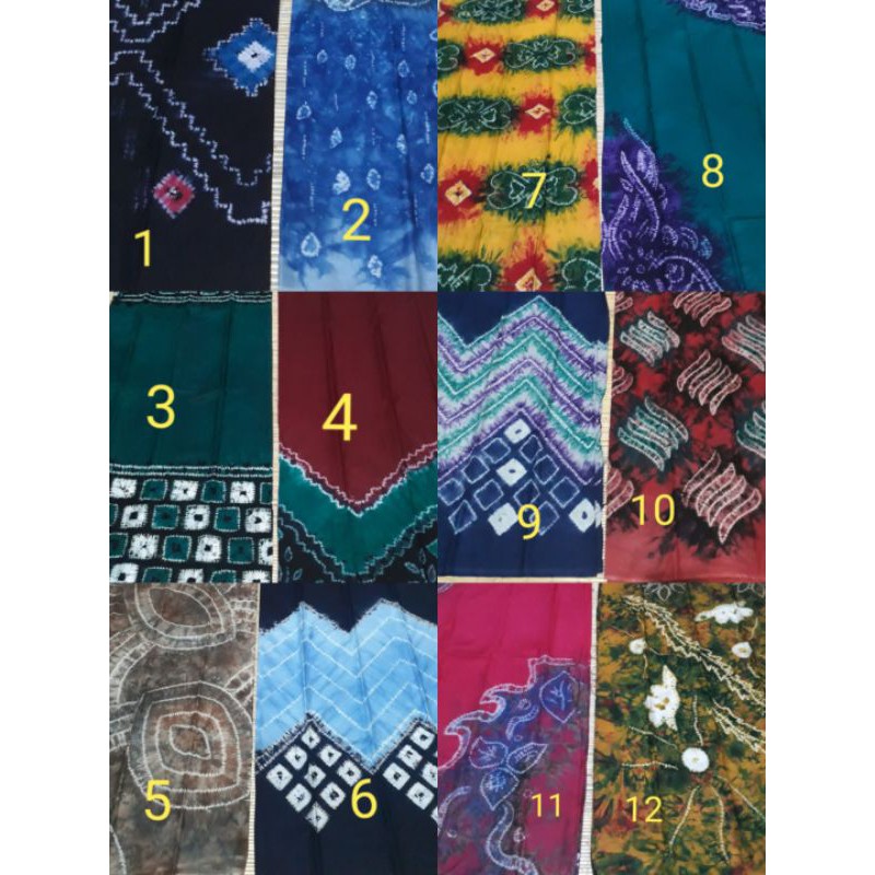 Jual Kain Sasirangan Khas Kalimantan Motif Unik Indonesia|Shopee Indonesia