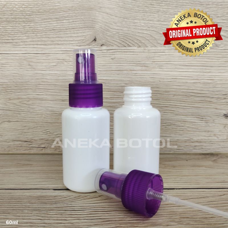 Jual BOTOL TUBULAR 60 ML DOVE SPRAY UNGU / BOTOL KOSONG MURAH ORIGINAL ...