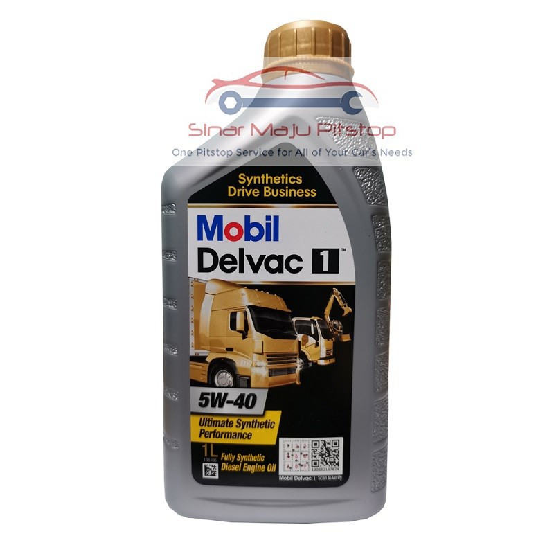 Jual Mobil 1 Delvac 5W-40 Fully Synthetic Diesel Engine Oil - Pelumas ...