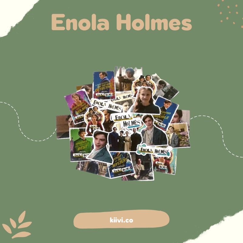 Jual Enola holmes Sticker set/Stiker untuk Laptop,Case,Hp,Scrapbook DIY ...