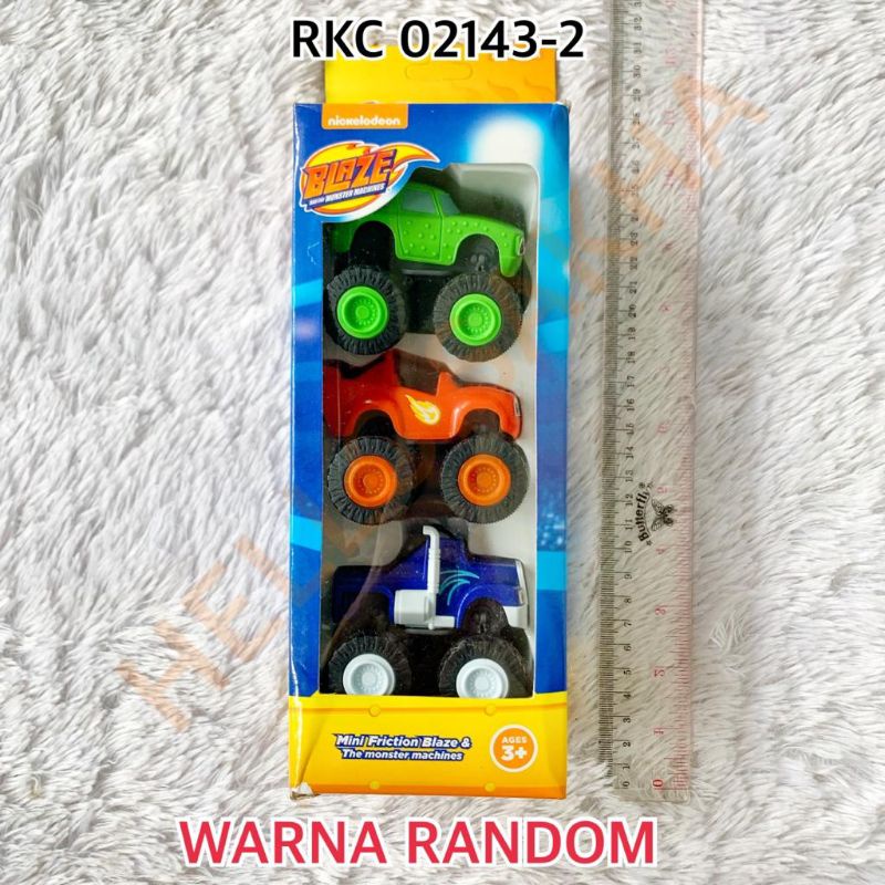 Jual MAINAN RKC 02143-2 BLAZE AND THE MONSTER MACHINES TRUCK TRUK ISI 3 ...