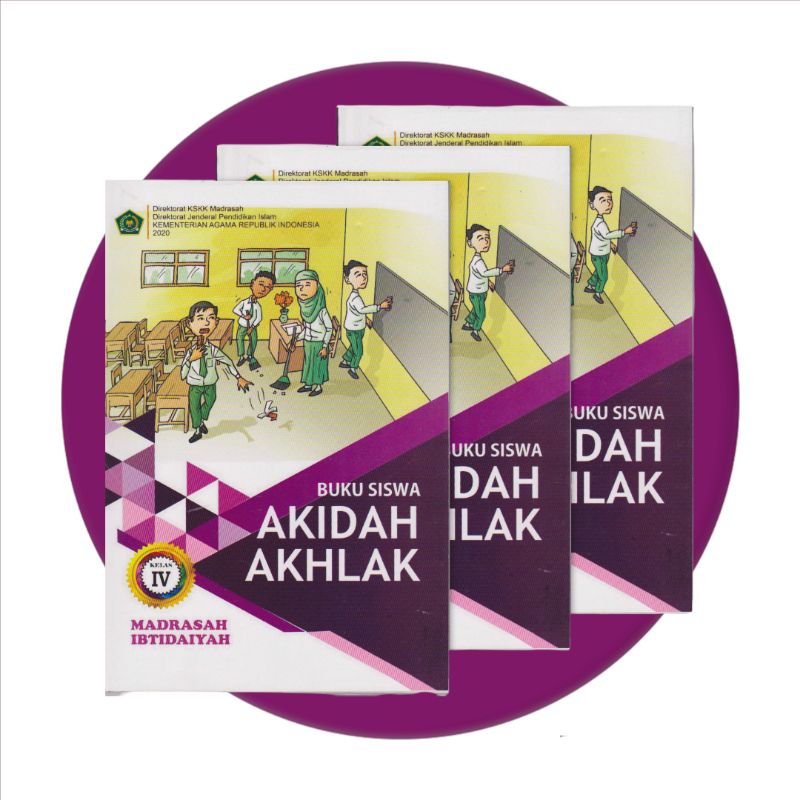Jual Buku Siswa Akidah Akhlak Kelas 4 Mi Kemenag | Shopee Indonesia
