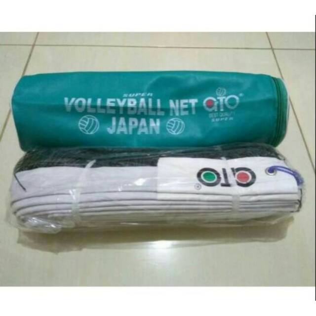 Net Voli Gto Tebal Tas hijau / Net Volly Gto / Net Volley / Jaring Net ...