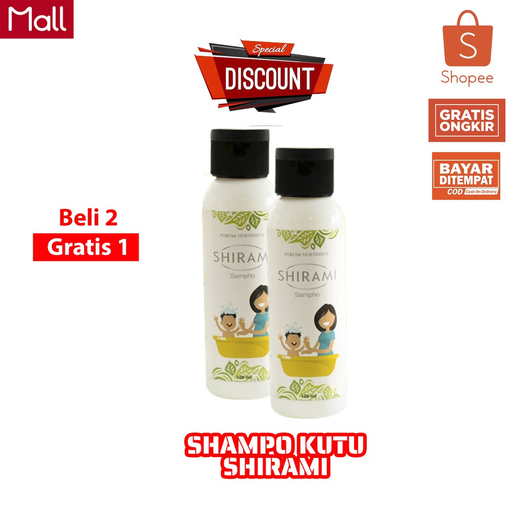 Jual SHAMPO KUTU SHIRAMI ORIGINAL UNTUK ANAK DAN DEWASA | Shopee Indonesia