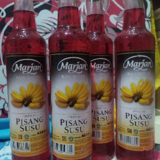 Jual Sirup Marjan Pisang Susu [460 mL] | Shopee Indonesia