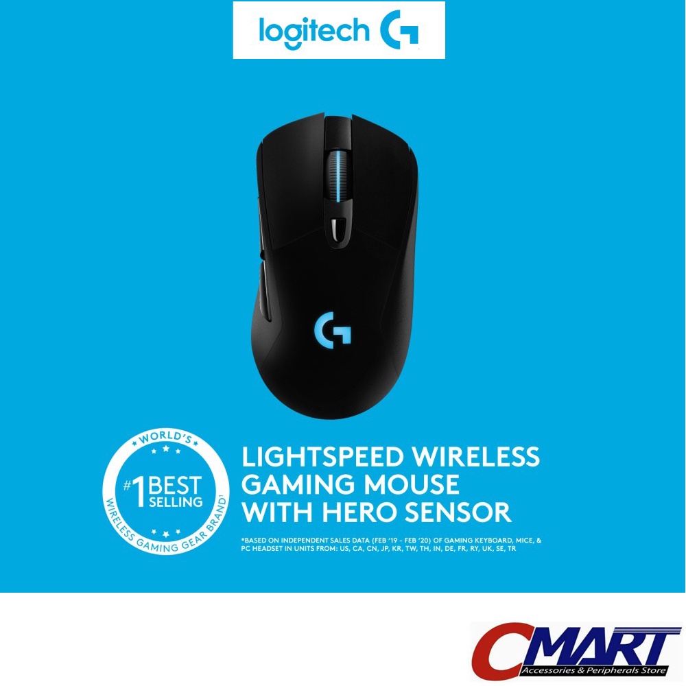 Jual Logitech G703 HERO Lightspeed Wireless Gaming Mouse - 910-005642 | Shopee Indonesia