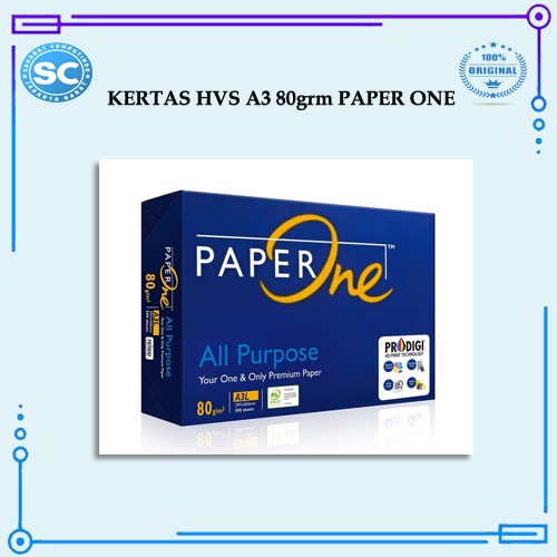 Jual Kertas HVS A3 80gram Paper one | Shopee Indonesia