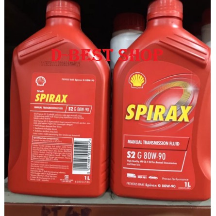 Jual Oli gardan shell SPIRAX S2 G 80w/90 GL-4 - 1 liter Indonesia ...