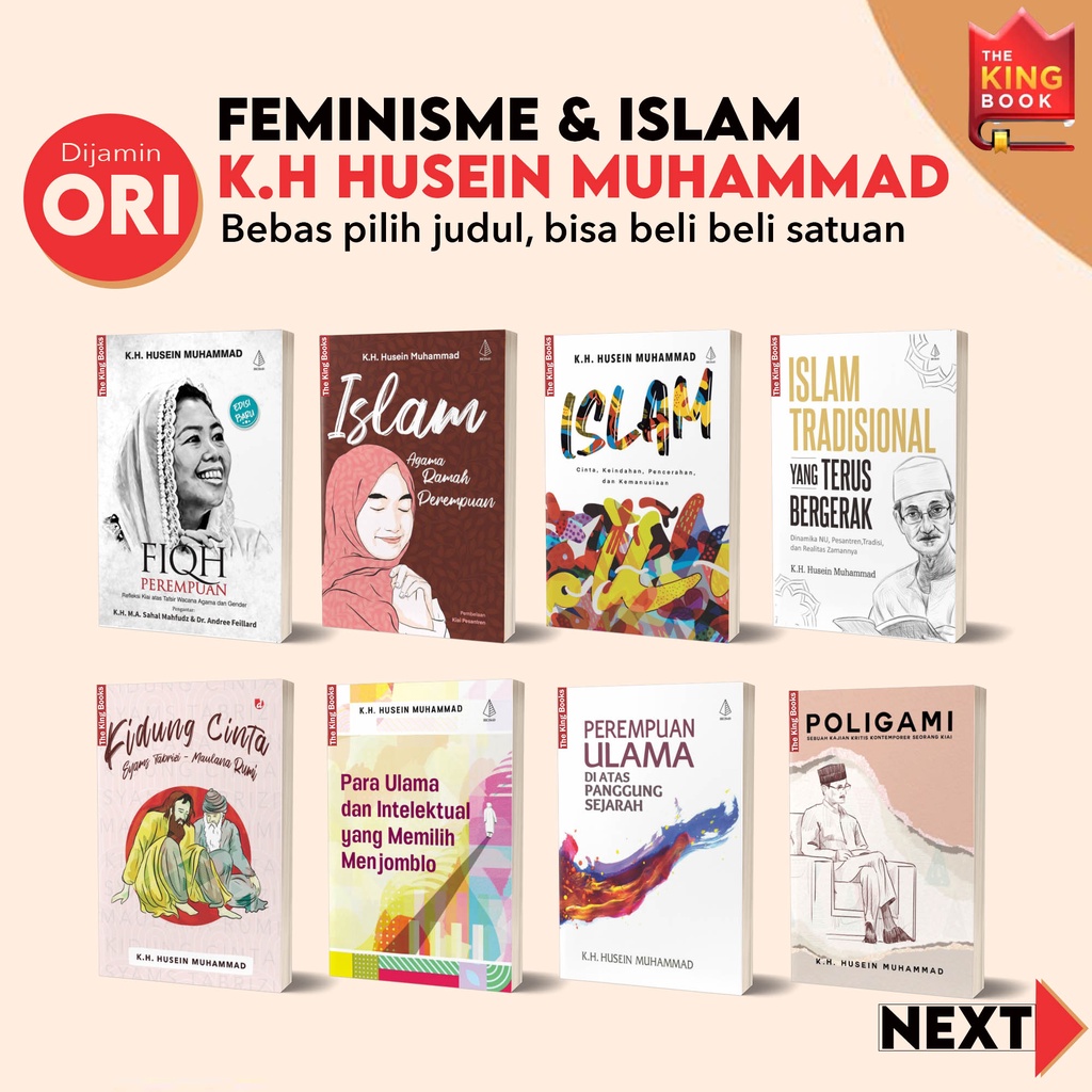 Jual ORI Lengkap Buku KH Husein Muhammad Poligami menuju fiqh baru ulama ulama perempuan ulama ...