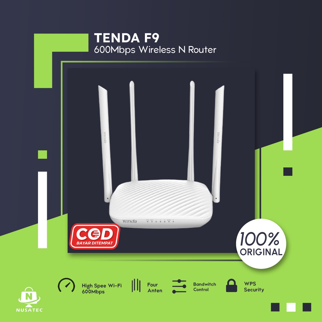Jual Wifi Wireless Router Tenda F9 Acces Point Extender Repeater ...
