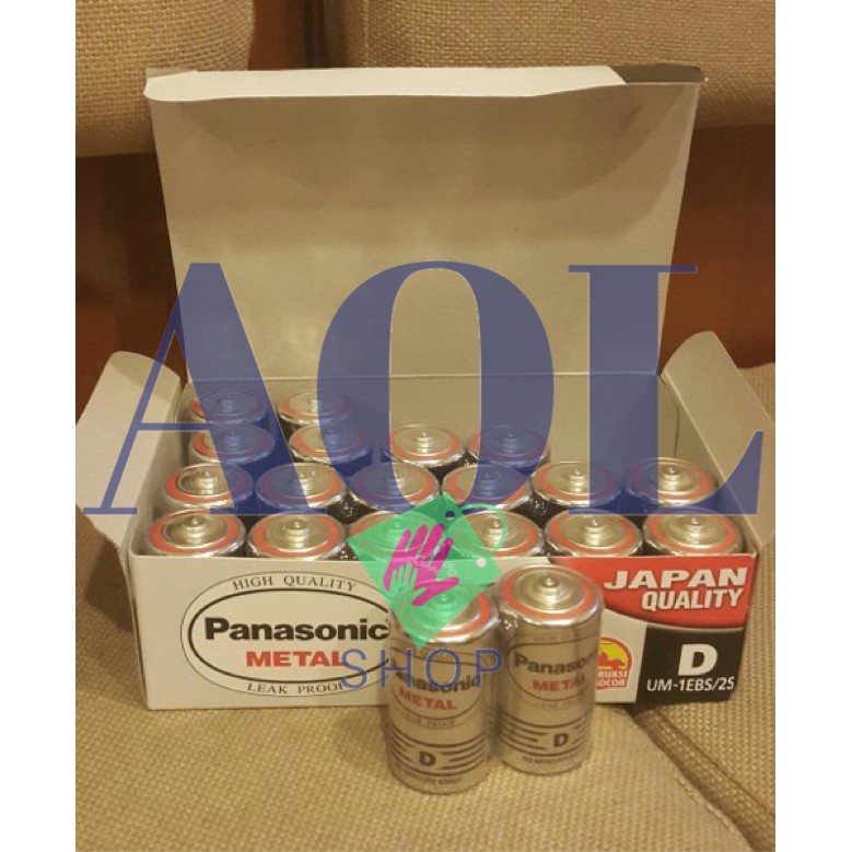 Jual Batre / Batere / Baterai / Battery PANASONIC METAL D Ukuran BESAR ...
