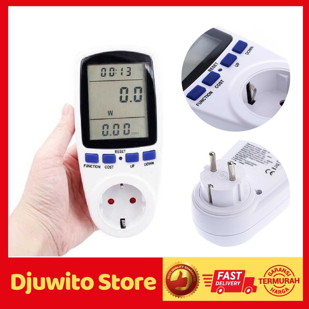 Jual KWH METER PENGHEMAT LISTRIK PENGUKUR DAYA LISTRIK KWH METER DIGITAL DC KWH METER METERAN ...