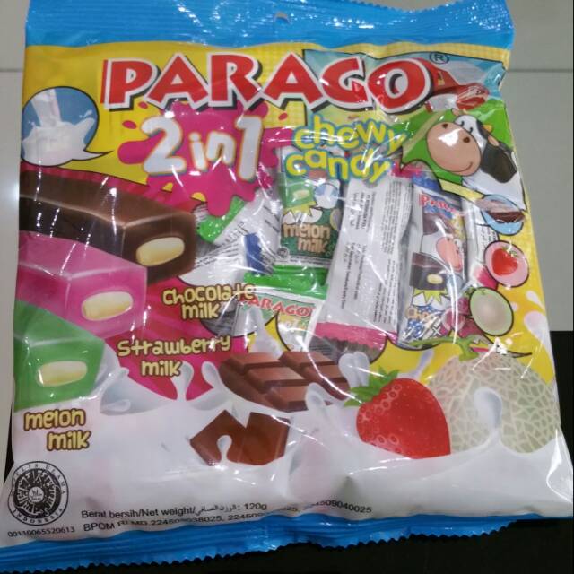 Jual Permen PARAGO 2 in 1 Chewy Candy | Shopee Indonesia