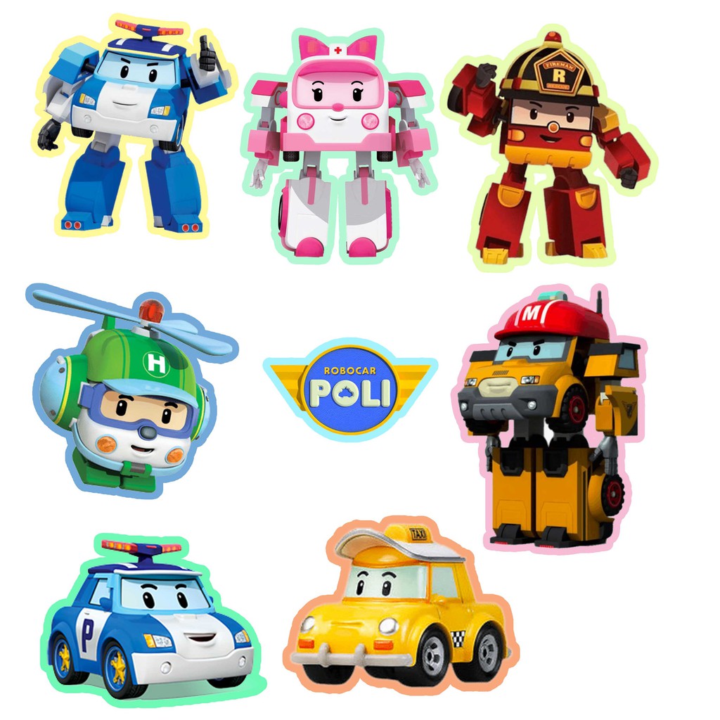 ROBOCAR POLI Clipart Robocar Robocar Poli SVG Bundle Ireland ...