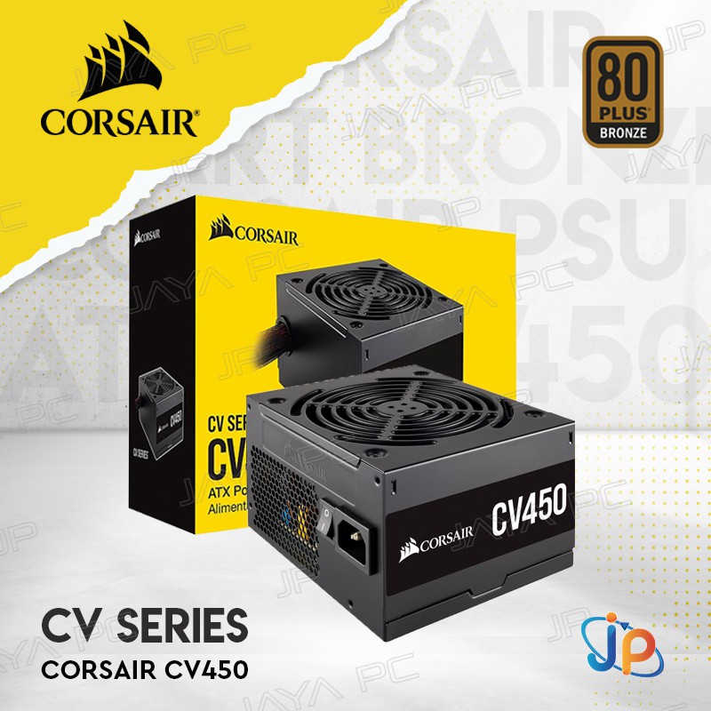 Jual Corsair CV450 450Watt PSU/ Power Supply 450W 80 Plus Bronze ...
