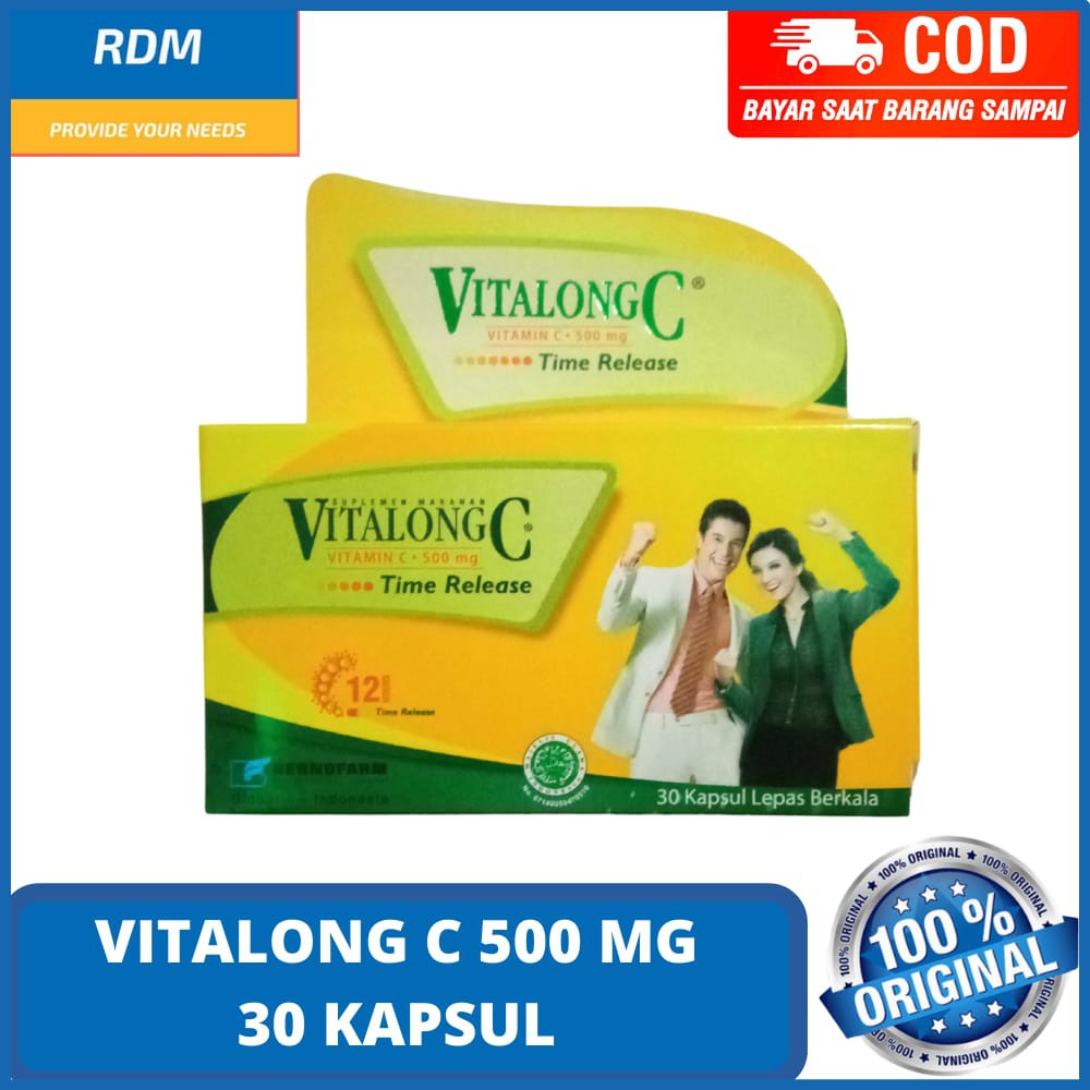 Jual VITAMIN C VITALONG C ISI 30 KAPSUL | Shopee Indonesia