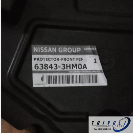 Jual PROTECTOR FRONT FENDER/ INNER FENDER NEW NISSAN MARCH 63842/43 ...