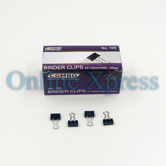 Jual Binder Clip / Klip Hitam / Klip Kecil / Penjepit Kertas 105 Combo ...