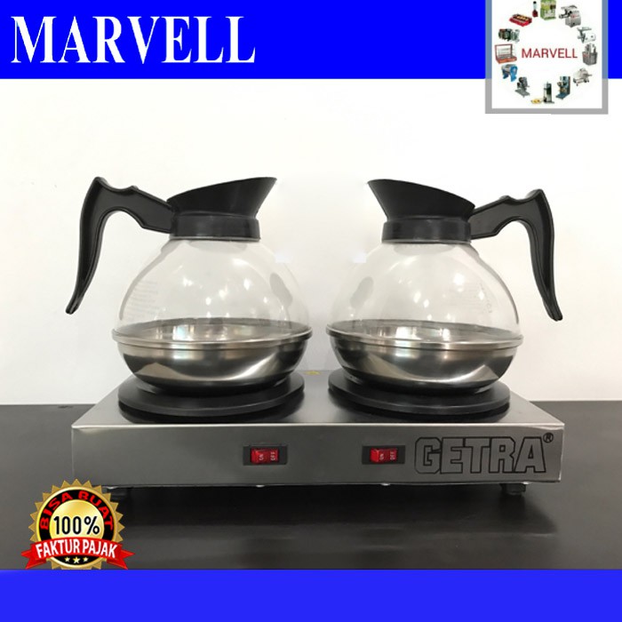Double/Single Coffee Burner Decanter Warmer Coffee Pot