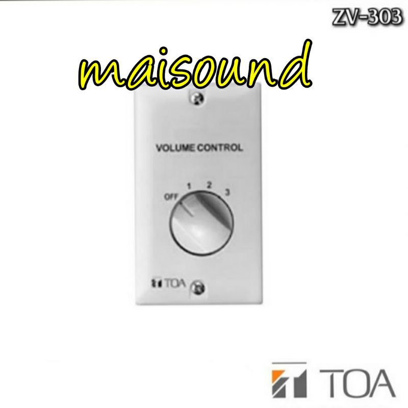 Jual VOLUME CONTROL TOA ZV 303 30 WATT TOA ZV303 ORIGINAL | Shopee ...