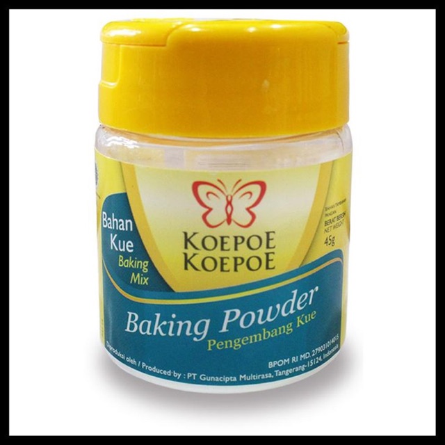 Jual KOEPOE BAKING POWDER / KUPU BAKING POWDER 45gr | Shopee Indonesia