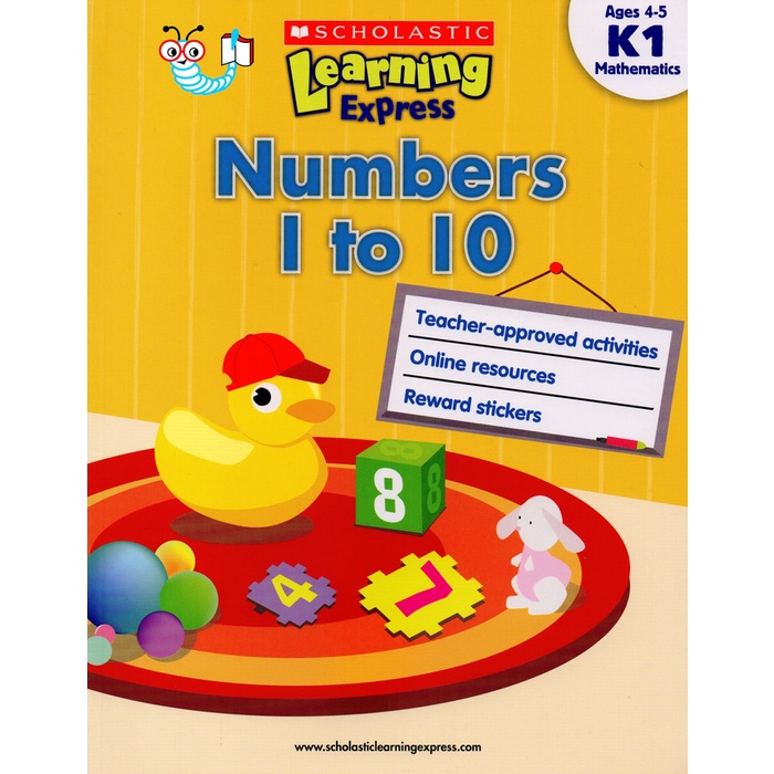 Scholastic Learning Express Numbers 1 to 10 Kindergarten 1 English ...