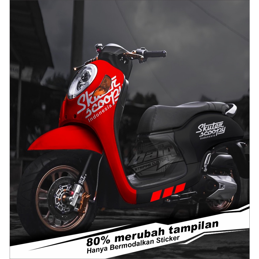 Jual DECAL SCOOPY TERBARU SKUTER SCOOPY | Shopee Indonesia